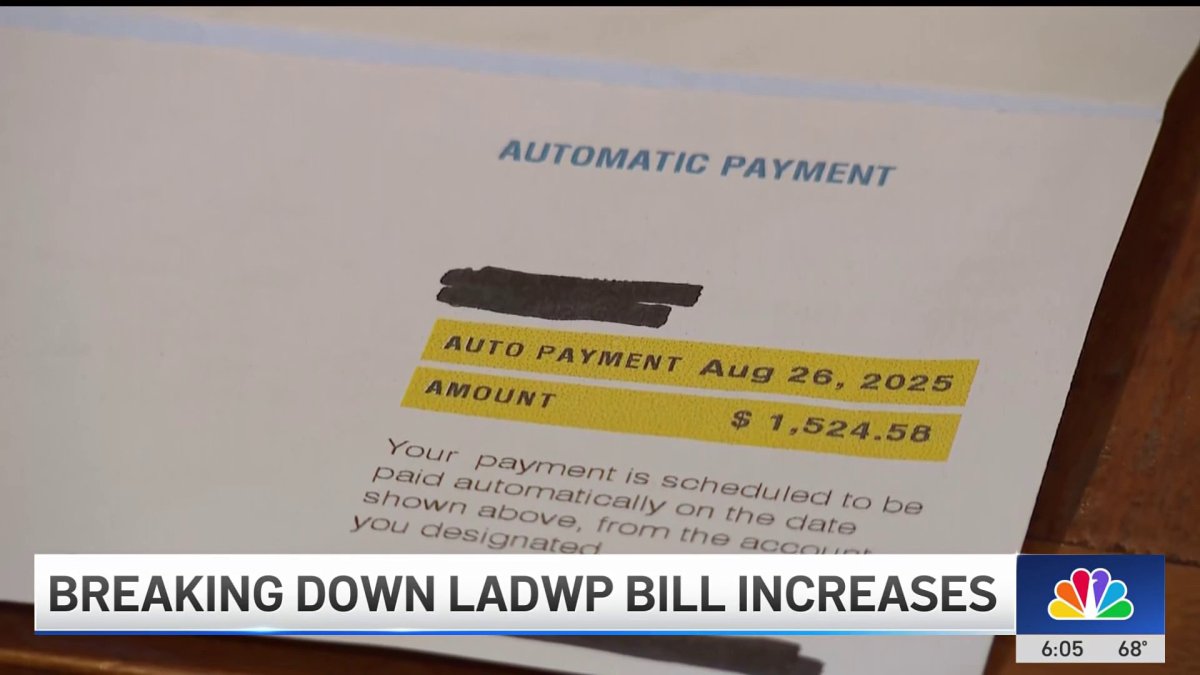 See why your LADWP bill is higher – NBC Los Angeles