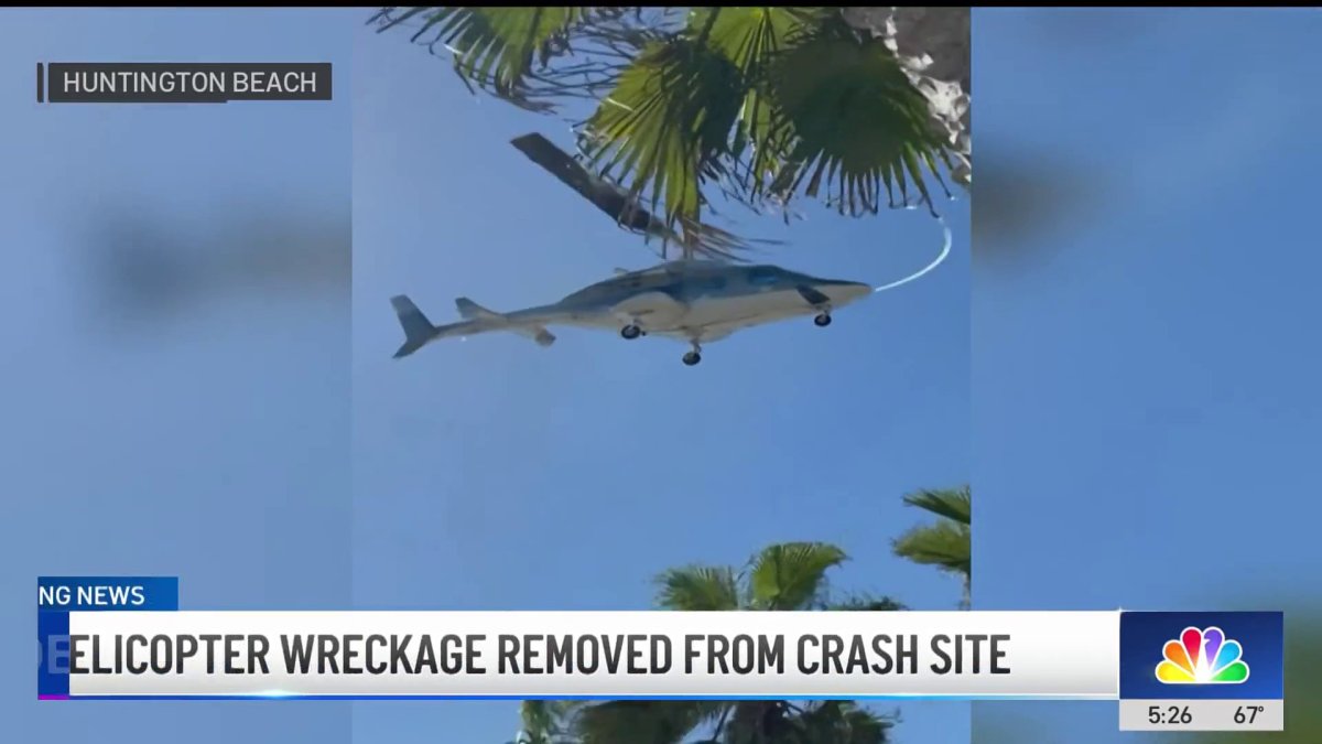 Teen, father recall running from helicopter crash – NBC Los Angeles