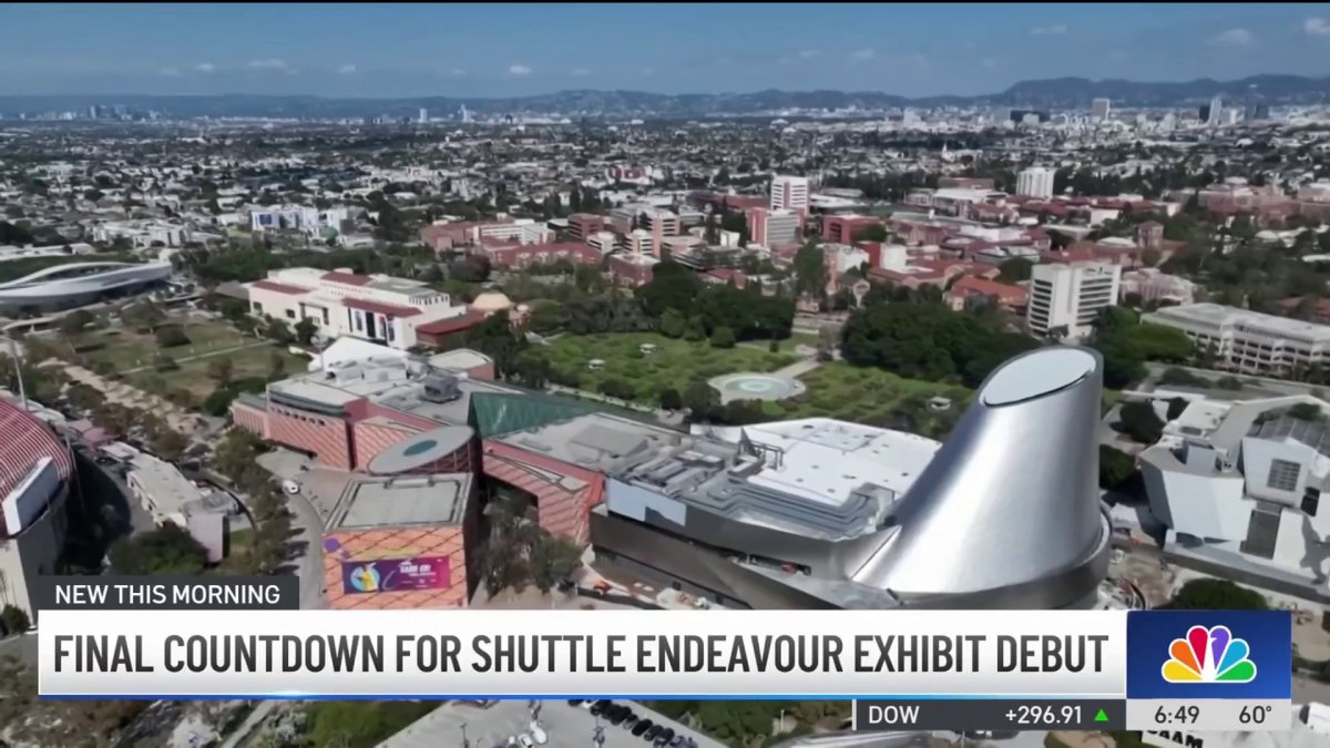 Final countdown for shuttle Endeavour exhibit debut – NBC Los Angeles