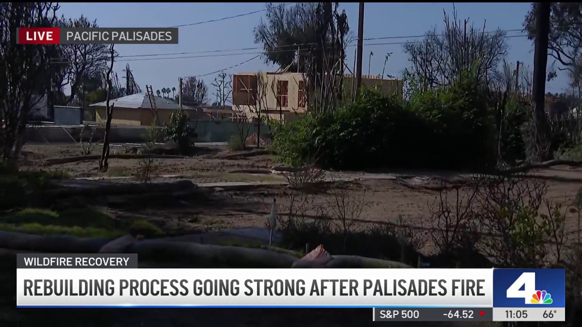 Rebuilding process going strong after Palisades Fire – NBC Los Angeles