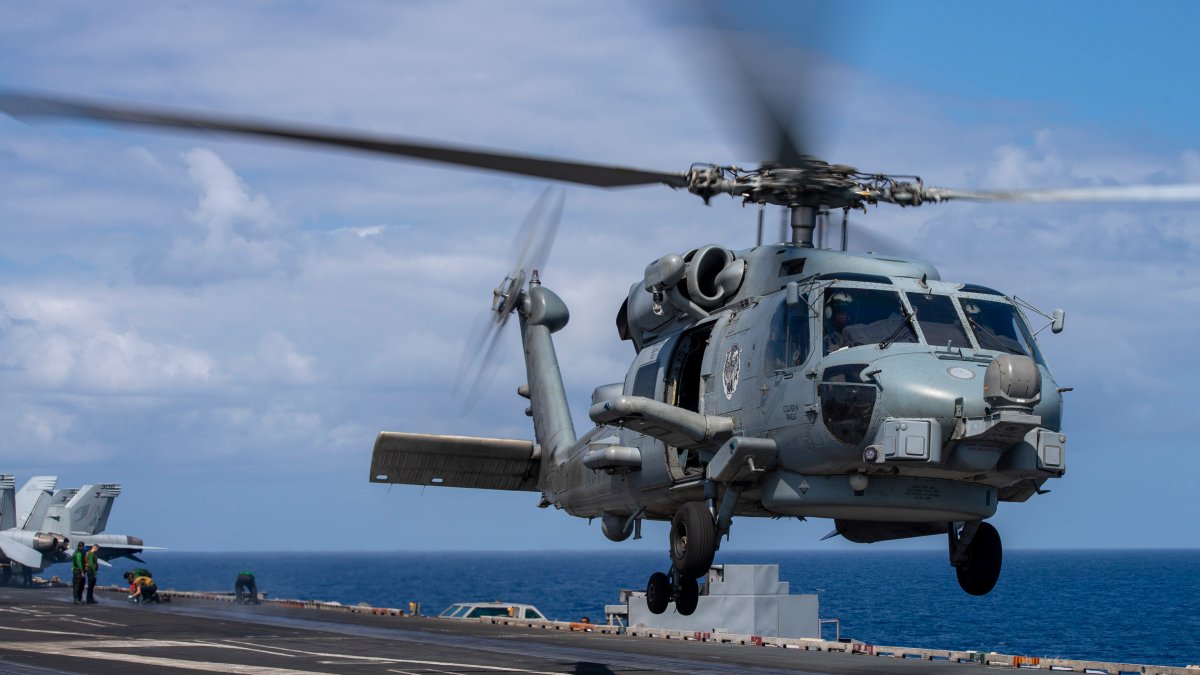 Navy helicopter, fighter jet go down in South China Sea; crews rescued ...
