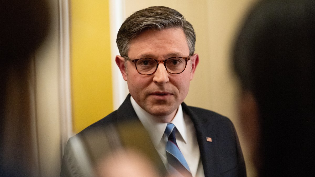 House Speaker Mike Johnson confronted about shutdown: ‘My kids could ...