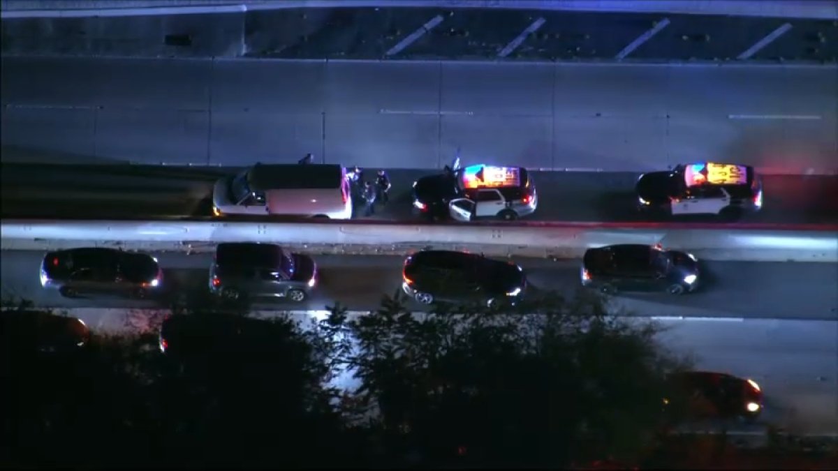 Man hit by car during chase on 110 Freeway in Highland Park – NBC Los ...