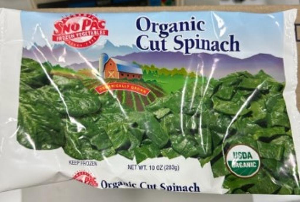 Sno Pac, Del Mar frozen organic spinach recalled for Listeria – NBC Los ...