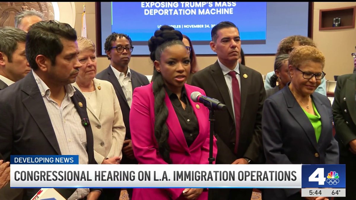 Congressional hearing held on immigration operations in LA – NBC Los ...