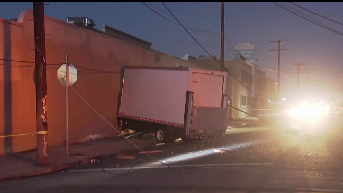 Firefighters rescue 2 in Central-Alameda box truck crash – NBC Los Angeles