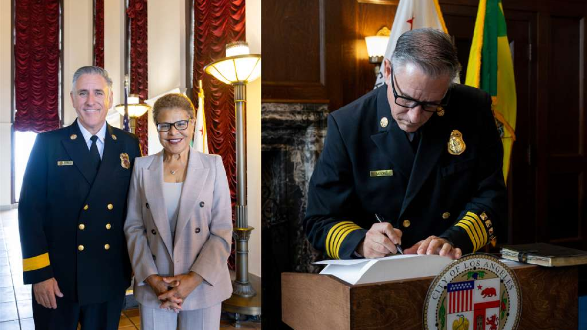 Jaime Moore sworn in as new Los Angeles fire chief – NBC Los Angeles