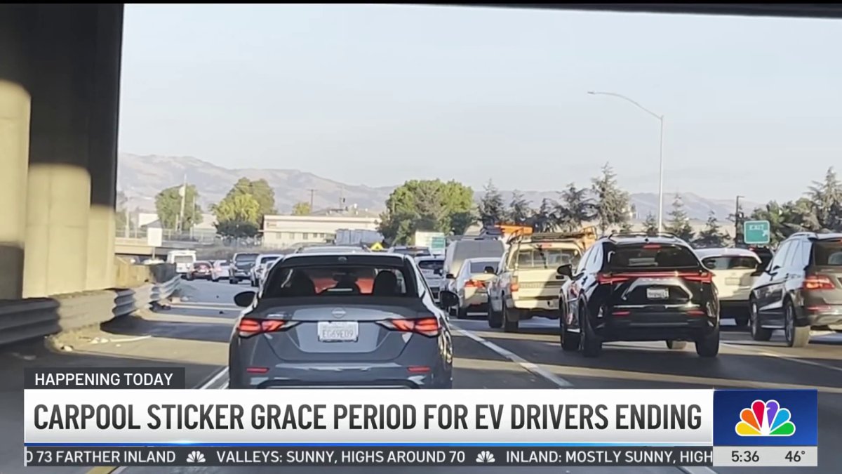 Carpool sticker grace period for EV drivers is ending – NBC Los Angeles