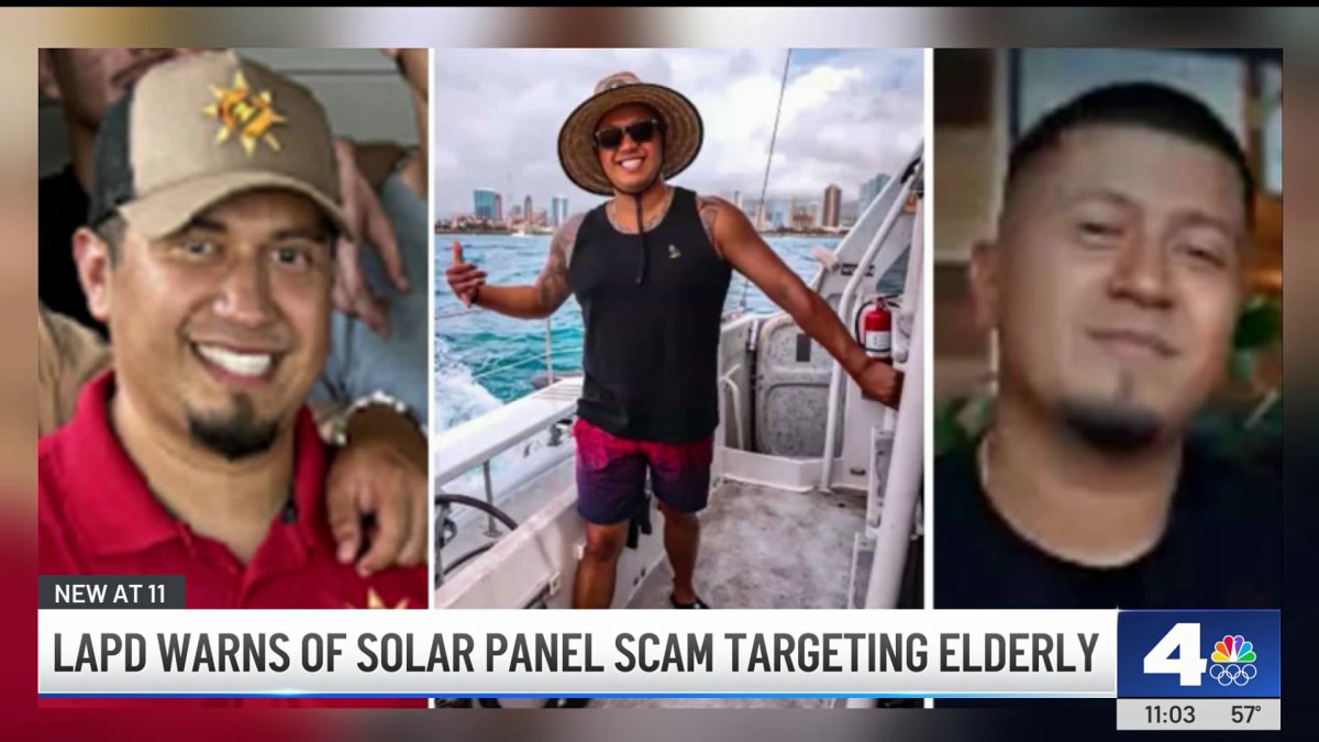 LAPD warns of solar panel scam targeting elderly – NBC Los Angeles