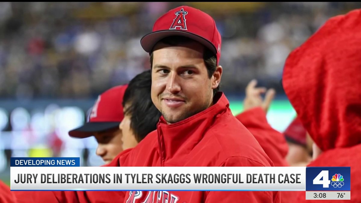Jury deliberations underway in Tyler Skaggs trial – NBC Los Angeles