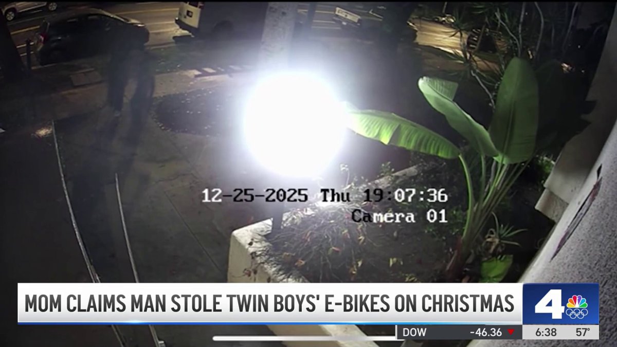Mom claims man stole twin boys’ e-bikes on Christmas – NBC Los Angeles