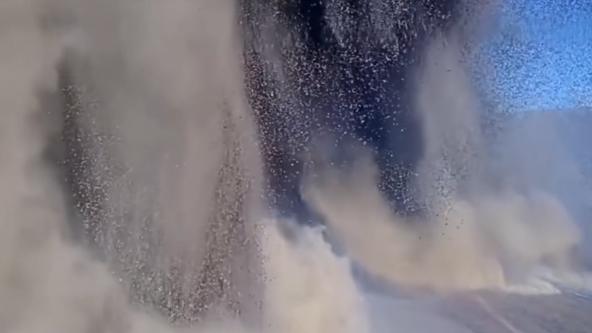 Watch: Kilauea volcano lava fountain buries camera – NBC Los Angeles