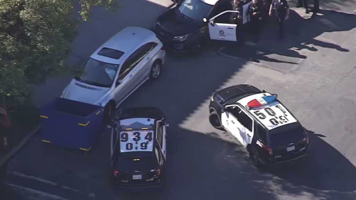 Driver in custody after standoff with LAPD officers in Van Nuys – NBC ...