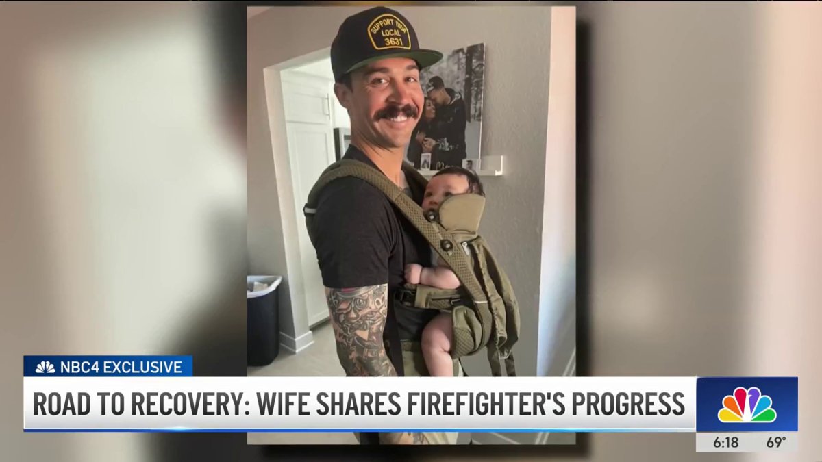 OC firefighter recovers from brain trauma after rollover crash – NBC ...