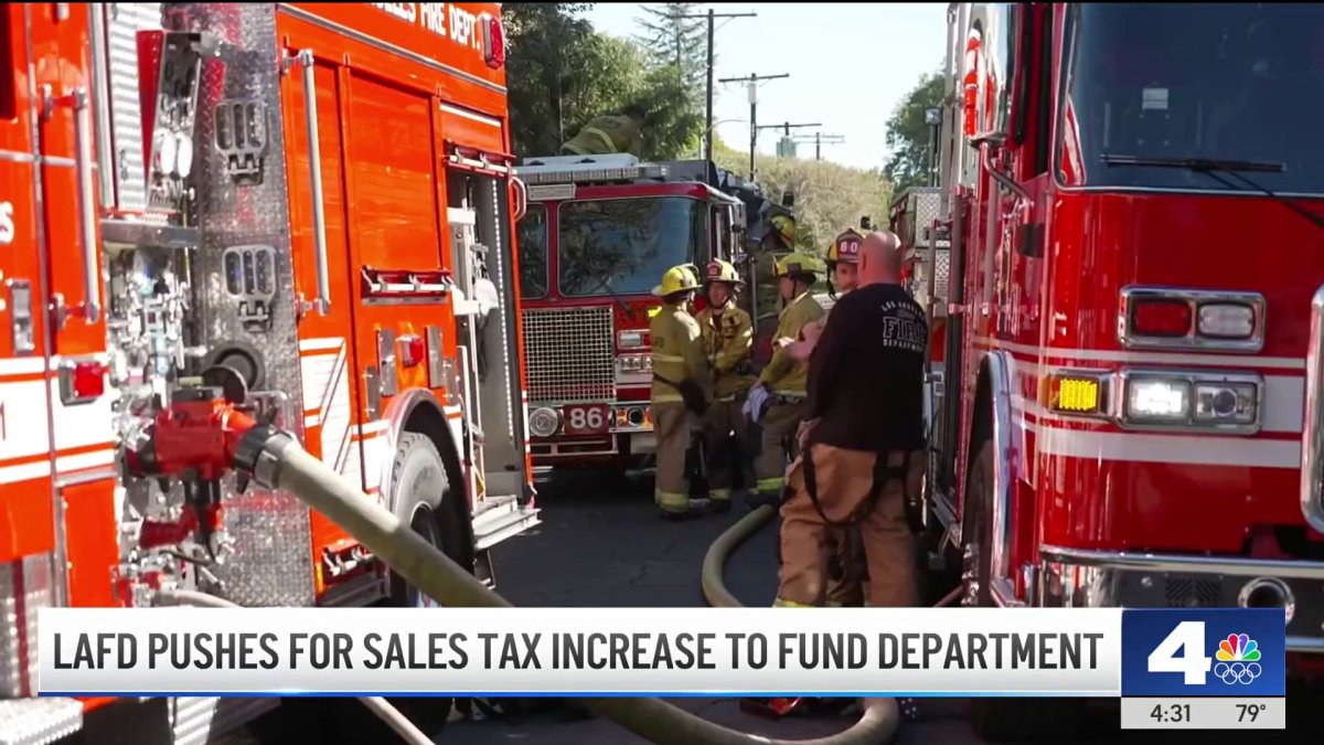 LA firefighters plead for help from LA taxpayers – NBC Los Angeles