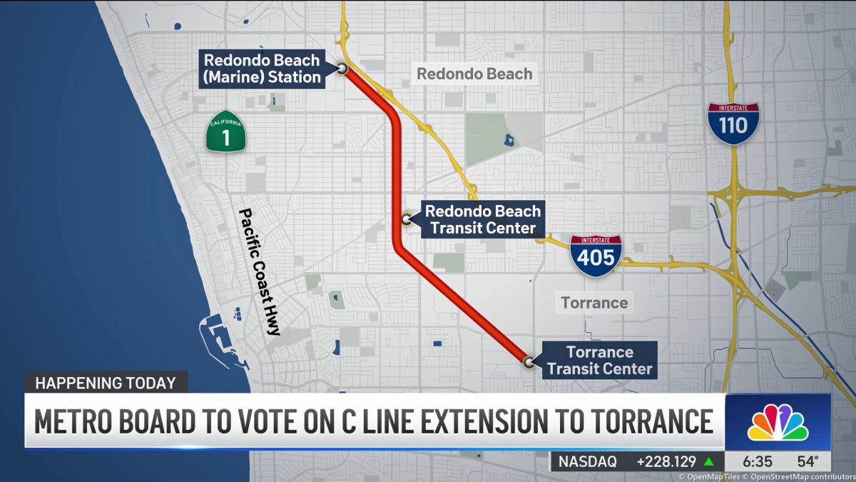 Metro board to vote on C Line extension to Torrance – NBC Los Angeles