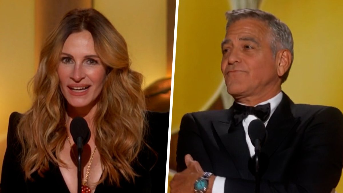 George Clooney playfully pouts over Julia Roberts’ standing ovation at ...