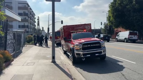 Ambulance crashes into food delivery robot in Hollywood – NBC Los Angeles