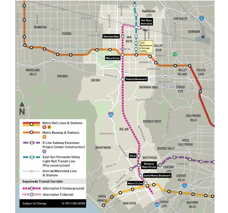 Metro board approves design for Sepulveda Transit Corridor project ...