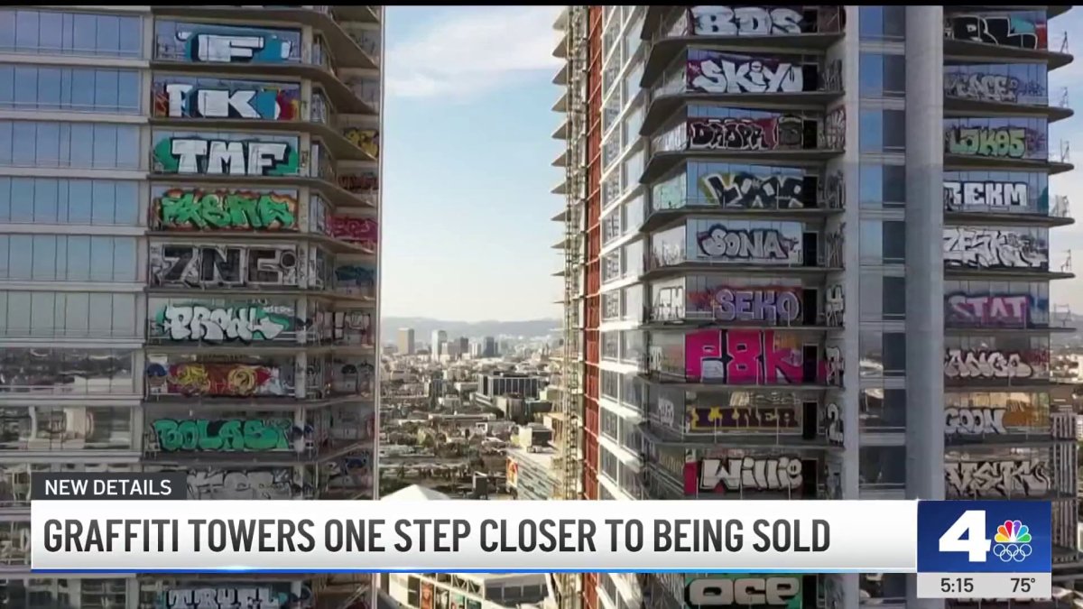 Graffiti towers no more? Infamous LA skyscrapers could be sold soon ...