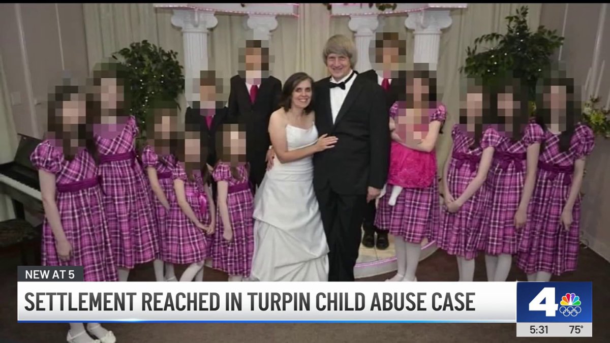 Settlement reached in Turpin child abuse case – NBC Los Angeles