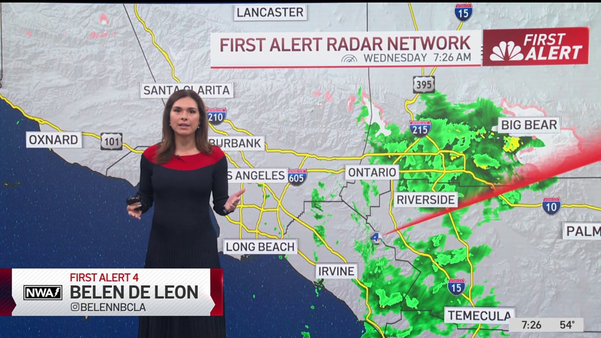First Alert Forecast: Storm moves out – NBC Los Angeles