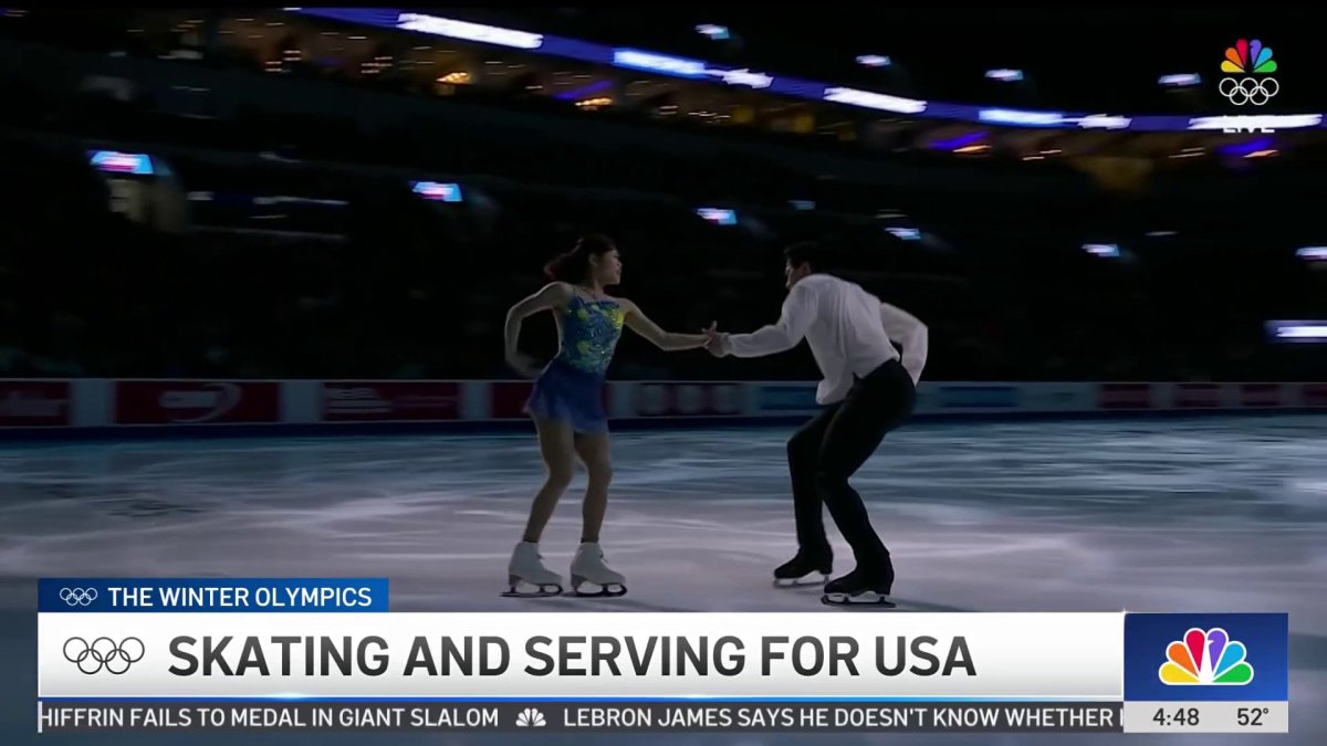 Figure skater Spencer Howe is skating and serving for the US – NBC Los ...
