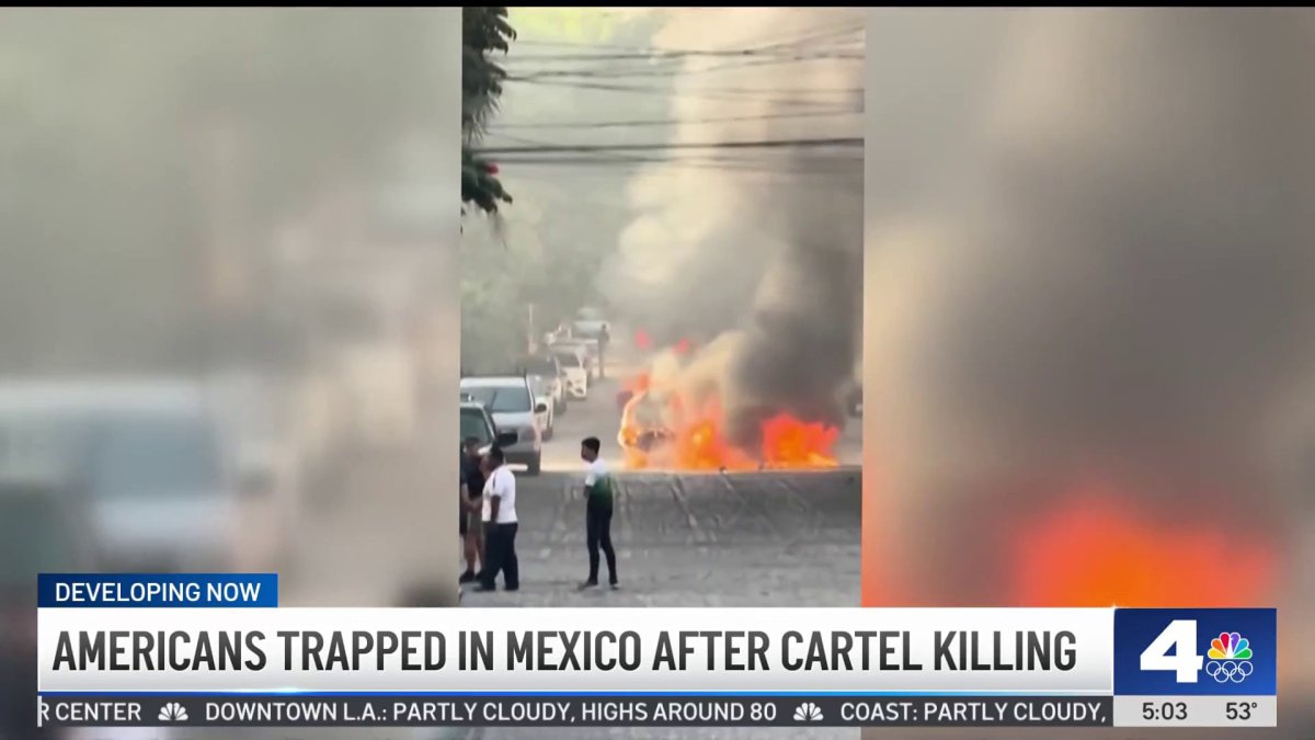 Americans stranded in Mexico after cartel killing – NBC Los Angeles