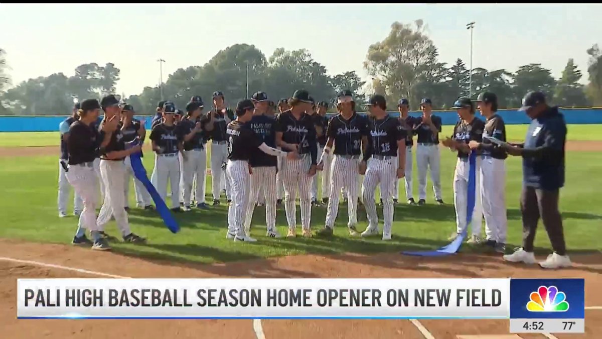 Pali High baseball team starts new season on new field – NBC Los Angeles