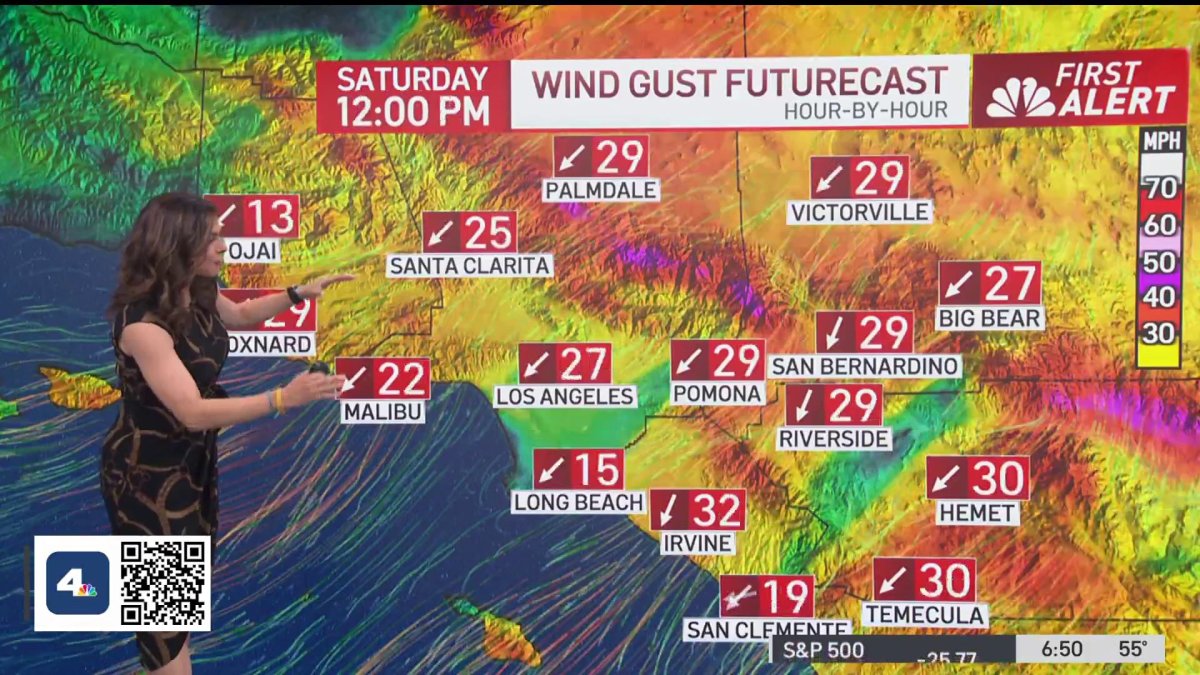 First Alert Forecast: Santa Ana Winds – NBC Los Angeles