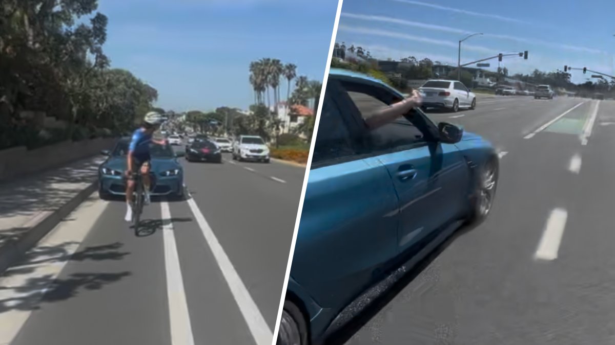 Road rage incident involving driver and professional cyclist in Newport ...