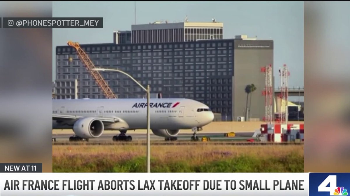LAX runway incursion prompts Air France flight to reject takeoff – NBC ...