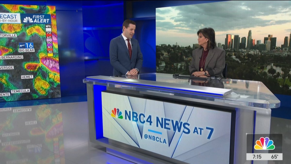 First Alert Forecast: Santa Ana Winds – NBC Los Angeles