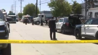 LAPD officer shoots a dog during encampment cleanup in Pacoima – NBC ...
