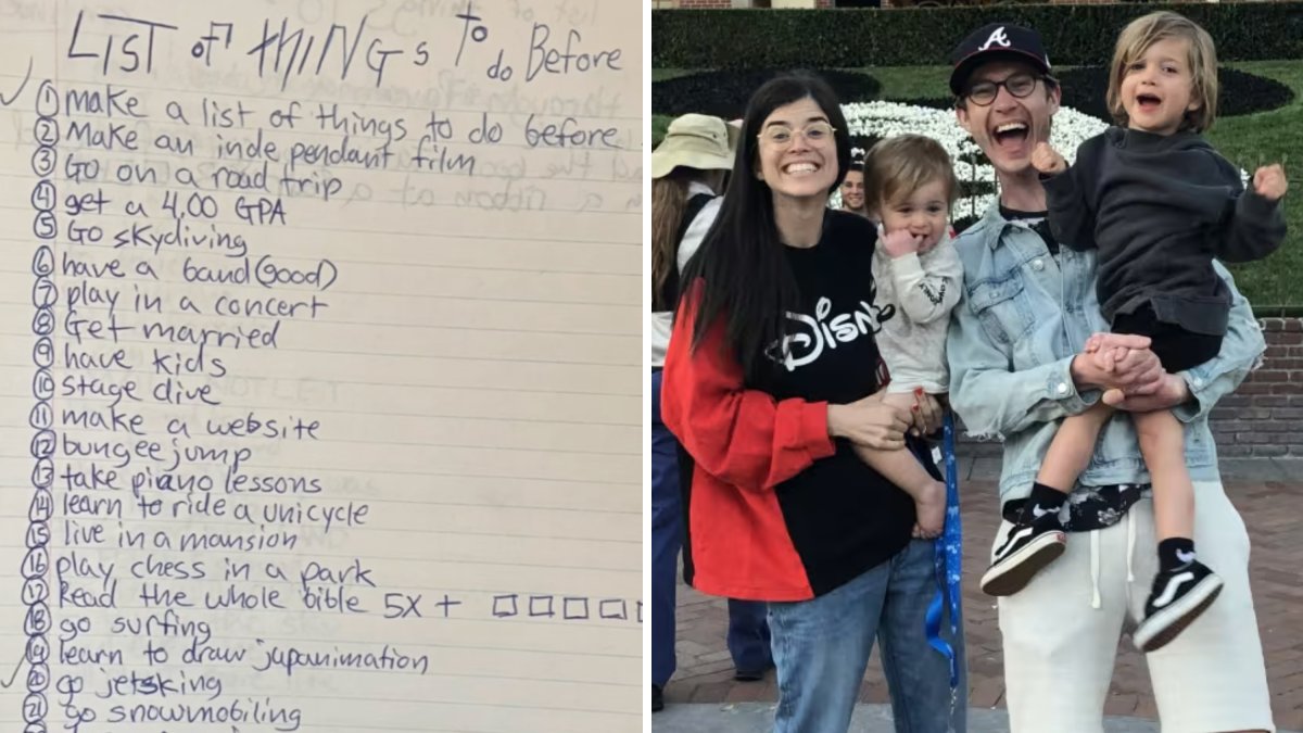 A list in her late husband’s journal helped the family move forward ...