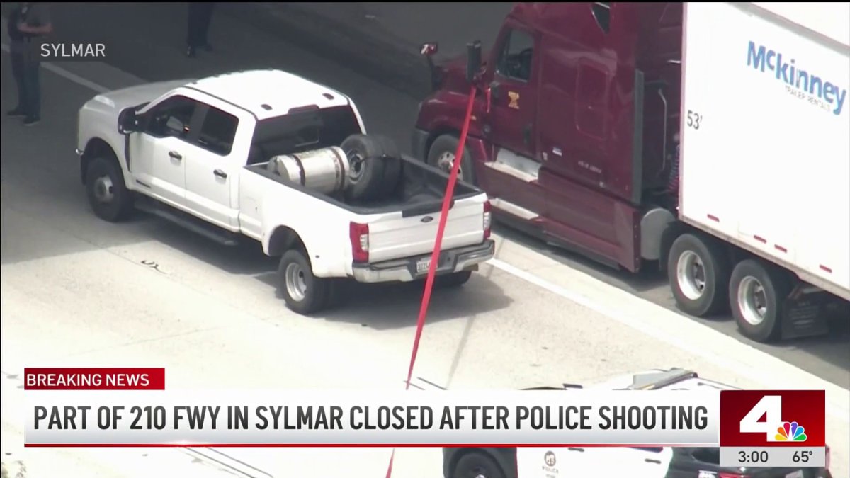 210 Freeway closed for police shooting investigation – NBC Los Angeles
