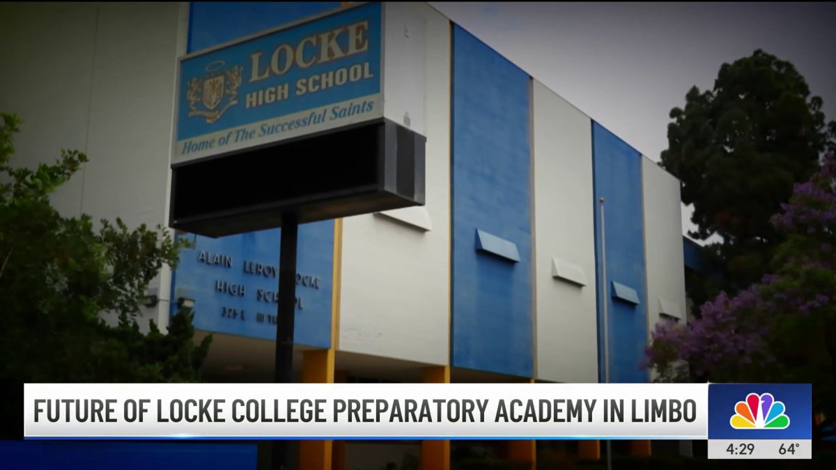 Future of Locke College Preparatory Academy is in limbo – NBC Los Angeles