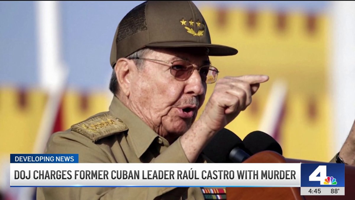DOJ charges former Cuban leader Raúl Castro with murder – NBC Los Angeles
