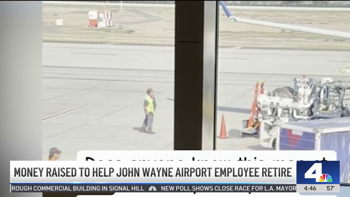 Traveler raises $100K for John Wayne Airport employee – NBC Los Angeles
