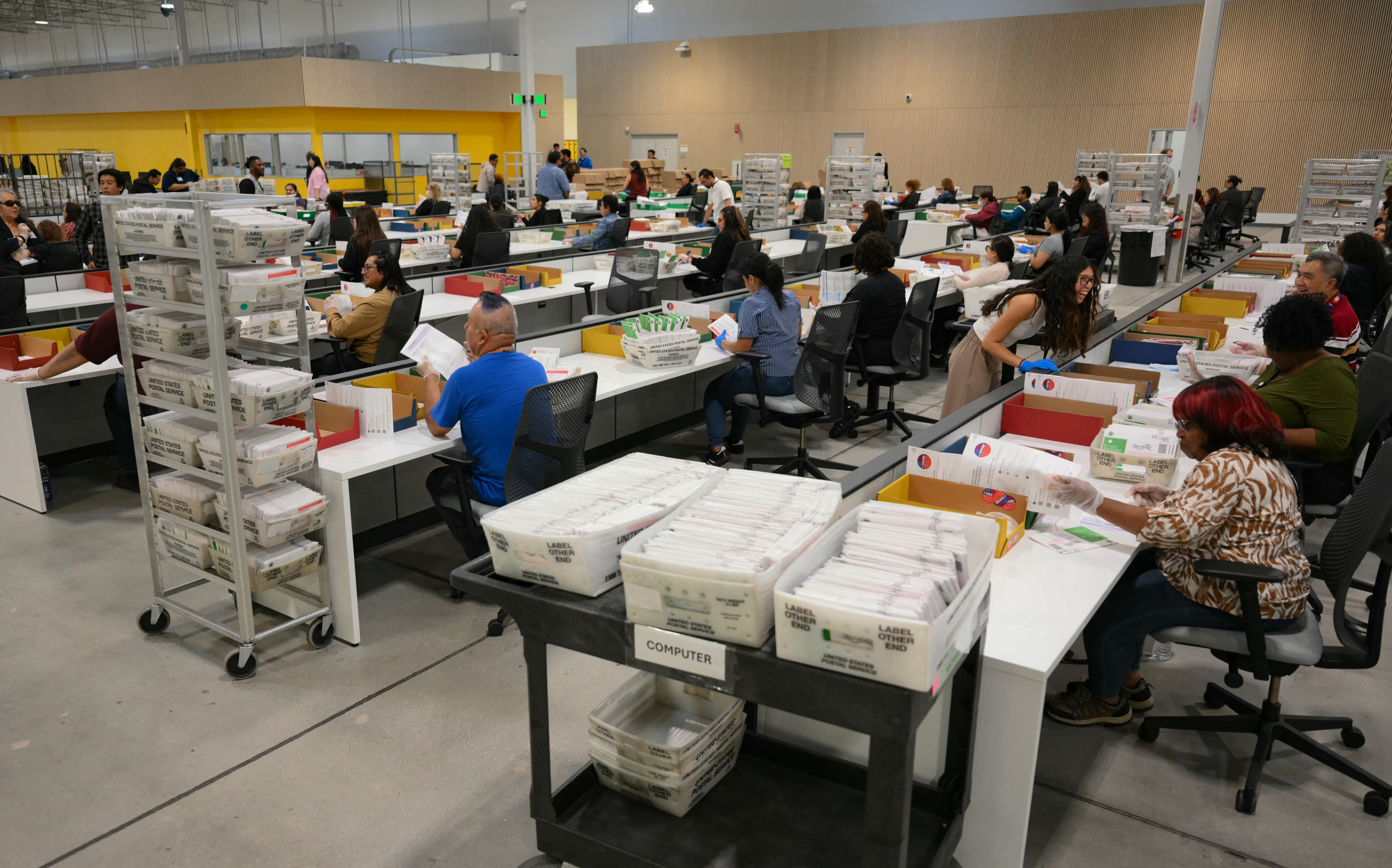See inside the LA County Ballot Processing Center – NBC Los Angeles