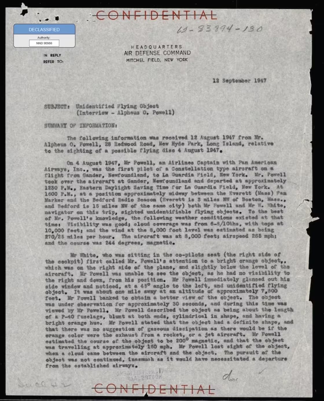 Third batch of UFO files reveals sightings around the world – NBC Los ...