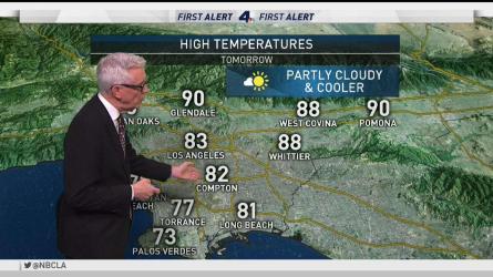 Los Angeles Weather, Forecast, Maps and Doppler Radar | NBC Southern ...